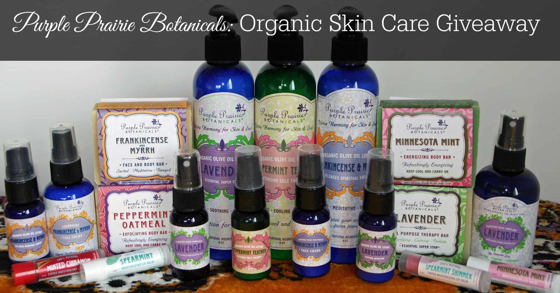 Giveaway: Purple Prairie Botanicals - American Made Organic Skin Care ...