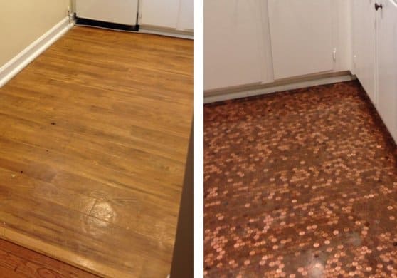 How To Install A Penny Floor - A Made in USA DIY Project • USA Love List