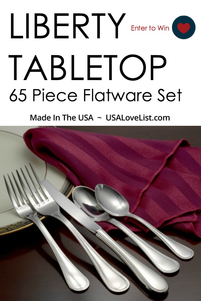 Giveaway: Made in USA Liberty Tabletop Flatware Set • USA Love List