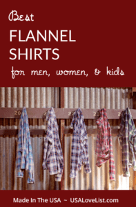 Best Flannel Shirts Made in USA • USA Love List
